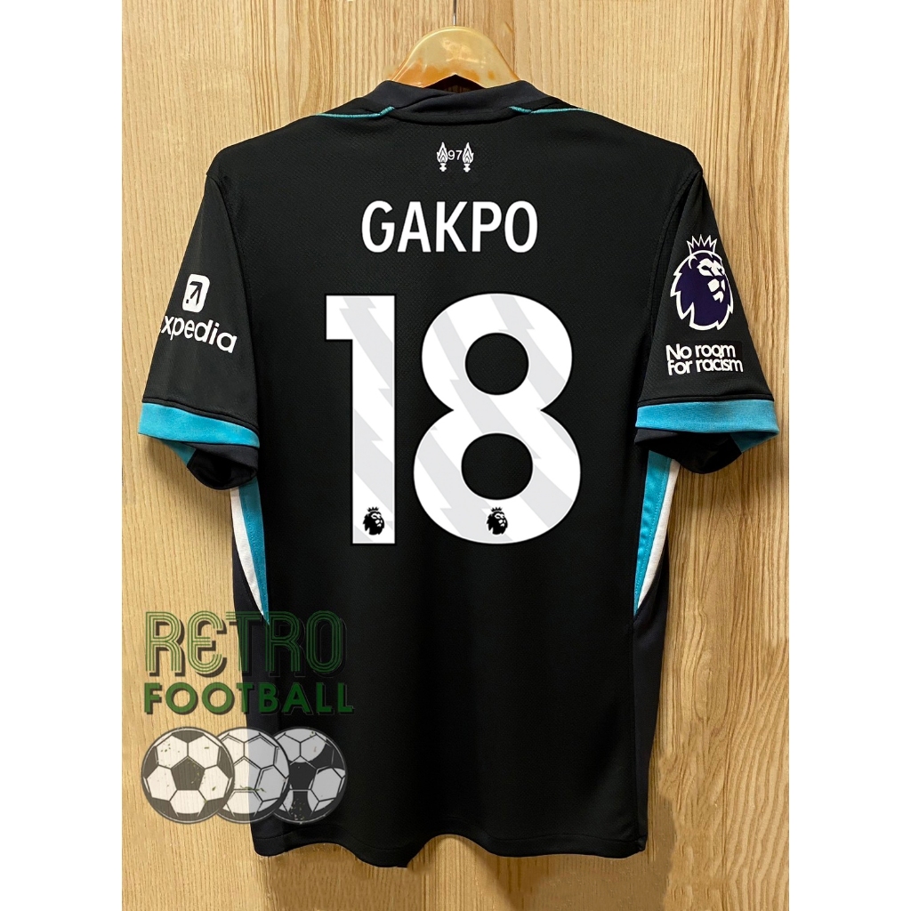 เสื้อฟุตบอล ลิเวอร์พลู Away เยือน เกรดแฟนบอล [ 3A ] 2024/25 เสื้อเปล่าพร้อม ชื่อนักเตะ+อาร์มEPL ...
