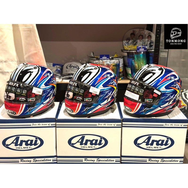ARAI RX7X Nakano Red 03 ของใหม่มือ 1 อุปกรณ์ครบ | Shopee Thailand