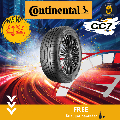 CONTINENTAL รุ่น CC7 185/55 R15 195/60 R15 215/60 R16 ยางใหม่ปี 23-24 (ราคาต่อ 1 เส้น) แถมฟรี ...