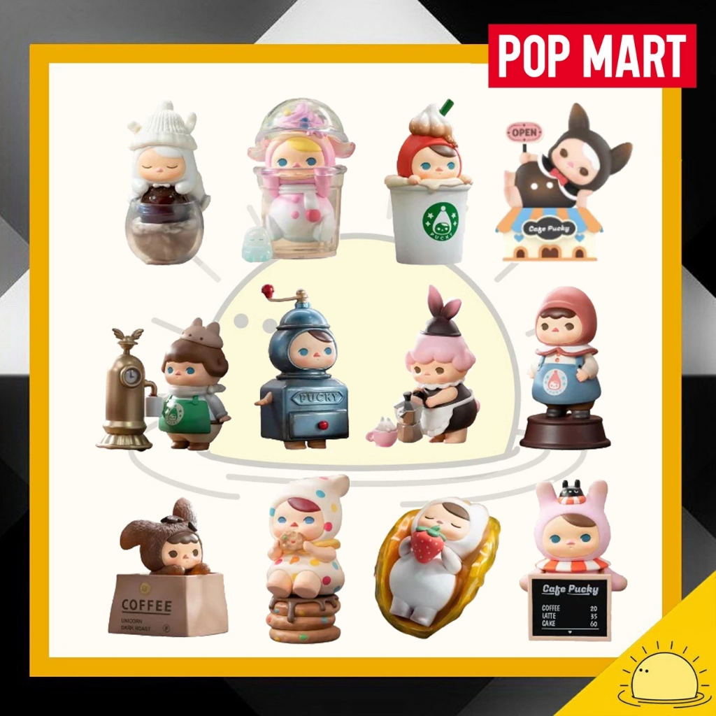 POP MART Pucky Rabbit Cafe Series Blind box (แบบสุ่ม) | Shopee Thailand