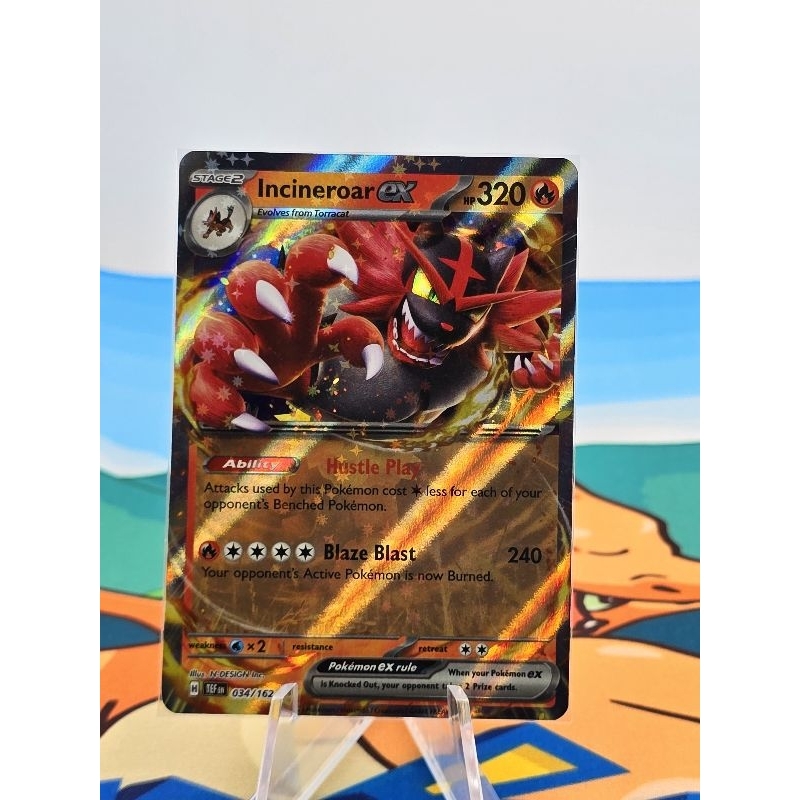 Pokemon Card "Incineroar EX 034/162" ENG Temporal Forces SV05 | Shopee ...
