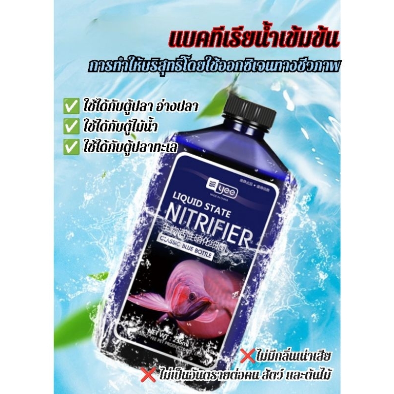 YEE : LIQUID STATE NITRIFIER แบคทีเรียน้ำ สูตรปลอดภัย | Shopee Thailand