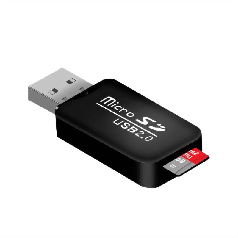 Mini USB2.0 Micro SD TF T-Flash Memory Card USB2.0 Card Reader Adapter ...