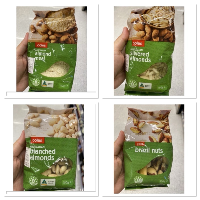 ถั่วบราซิล อบแห้ง ตรา โคลส์ 150 G. Brazil Nuts Coles / Australian ...