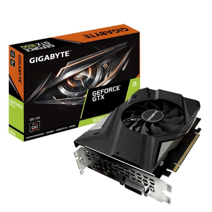 VGA (การ์ดแสดงผล) GIGABYTE GEFORCE GTX 1650 D6 OC 4G (REV. 4.0) - 4GB GDDR6 (GV-N1656OC-4GD ...