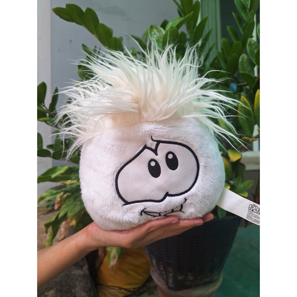 ตุ๊กตา Disney Club Penguin Small White Puffle Plush Soft Cuddly ขนาด 5 ...