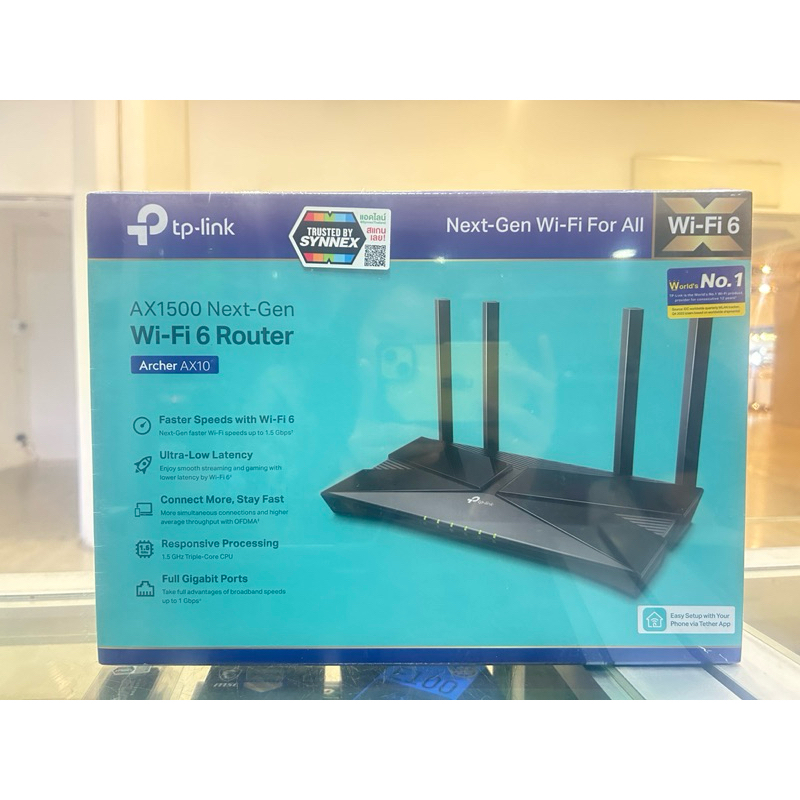 Router TP-LINK (Archer AX10) Wireless AX1500 Dual Band Gigabit WiFi6 ...