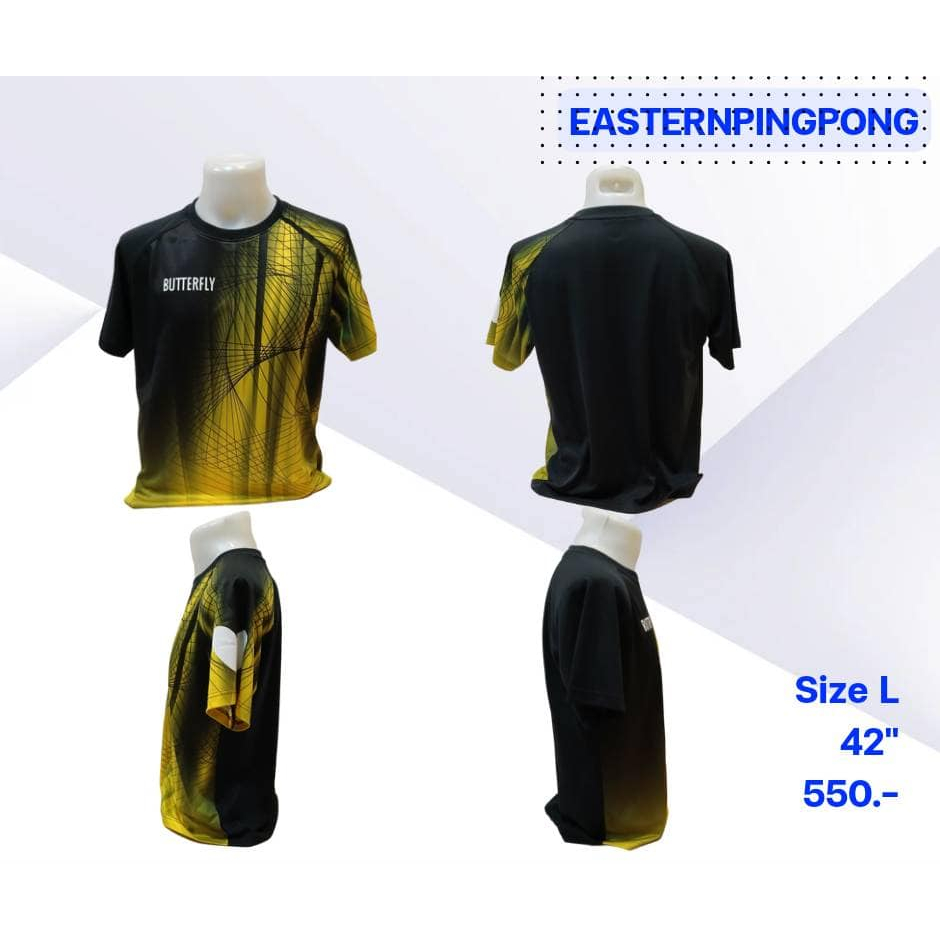 เสื้อปิงปองมือ 2 ของแท้ ติดป้าย JTTA Butterfly Victas Mizuno | Shopee Thailand