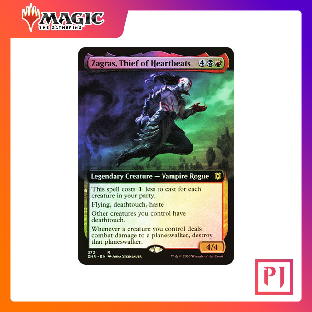 [MTG] Zagras, Thief of Heartbeats (Extended Art) [ZNR] [MULTI] [RARE ...