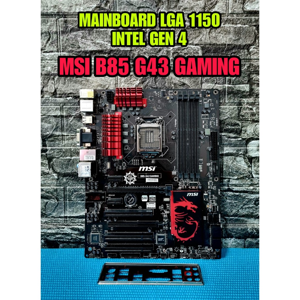 (ร้านในไทย) เมนบอร์ด 1150 รองรับ CPU INTEL GEN 4 ** มีของพร้อมส่งทันที ...