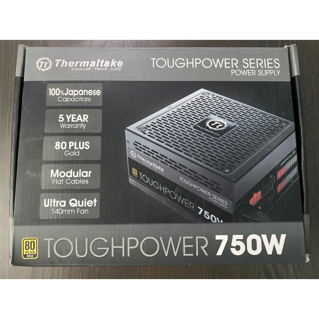 Thermaltake Toughpower 750w 80+ gold power supply พาวเวอร์ซัพพลาย มือ ...