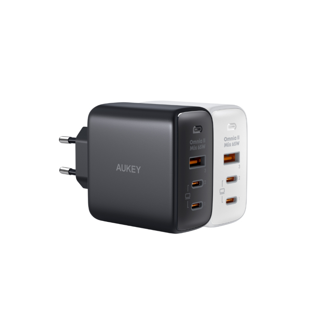 AUKEY PA-B6T หัวชาร์จเร็ว 65W PD/PPS Omnia ll Series with GaN Tech For ...
