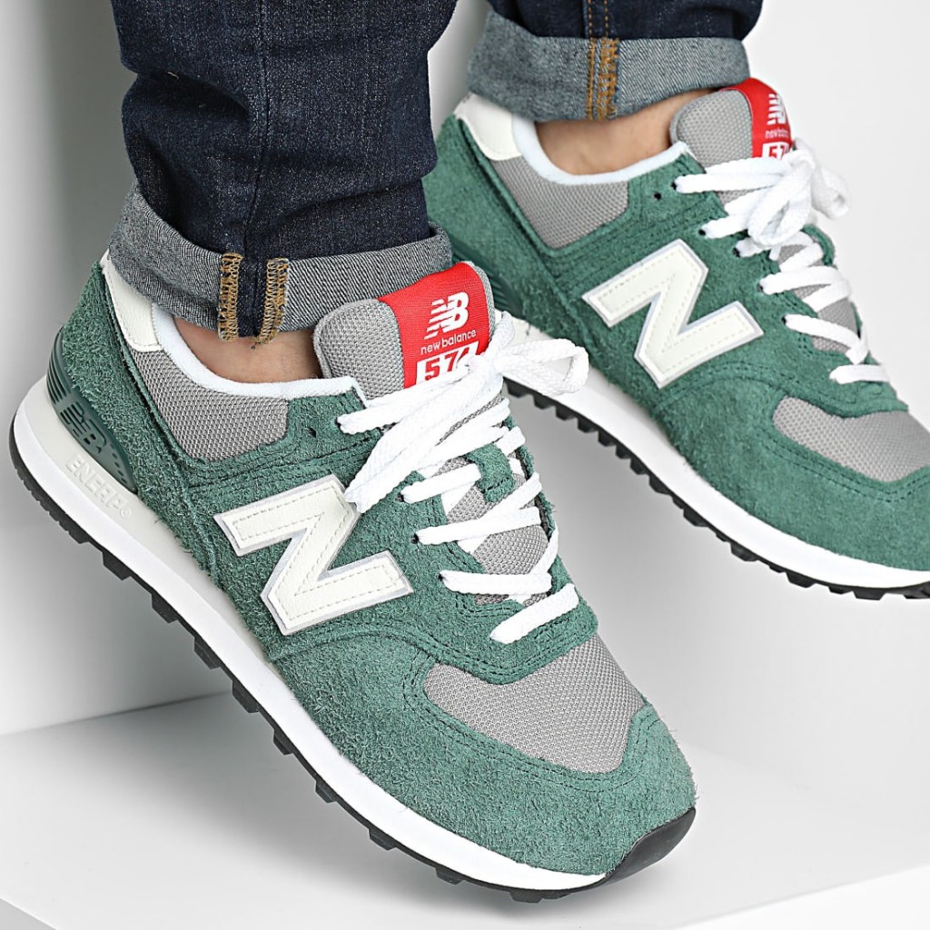 New Balance รองเท้าผ้าใบ รองเท้าลำลอง NB UX 574 Shadow Grey U574GWH ...