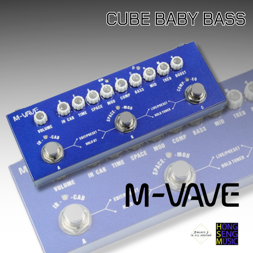 เอฟเฟคกีตาร์เบสไฟฟ้า M-VAVE : CUBE BABY BASS | Shopee Thailand