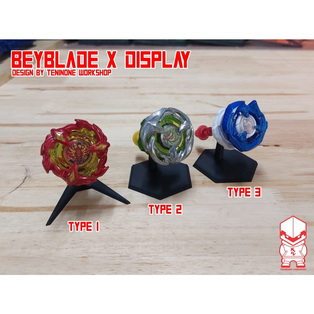 Beyblade X - stand and Display box ขาตั้งโชว์เบเบลดและกรอบใสสำหรับใส่ ...