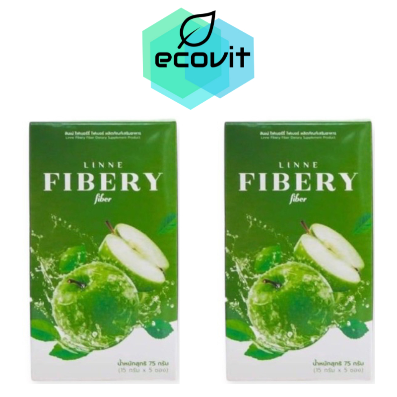 [2 กล่อง] ลินเน่ ไฟเบอร์รี่ ไฟเบอร์ Linne Fibery Fiber | Shopee Thailand