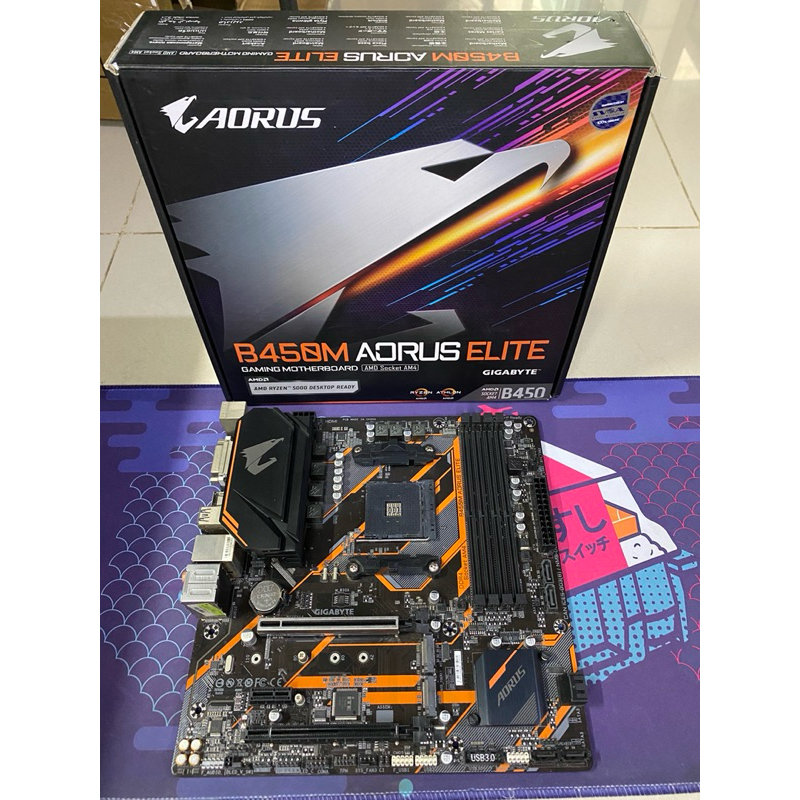 AM4 GIGABYTE B450M AORUS ELITE | Shopee Thailand