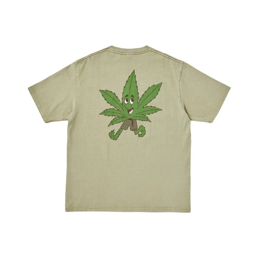 Gramicci เสื้อยืด รุ่น UNISEX HEMP MAN TEE (FADED OLIVE) | Shopee Thailand