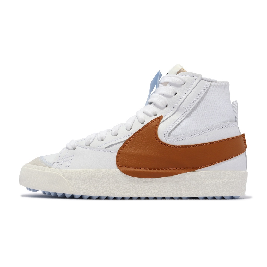Nike รองเท้าลำลอง Blazer Mid 77 Jumbo กาแฟสีขาวรองเท้าสำหรับบุรุษและ ...