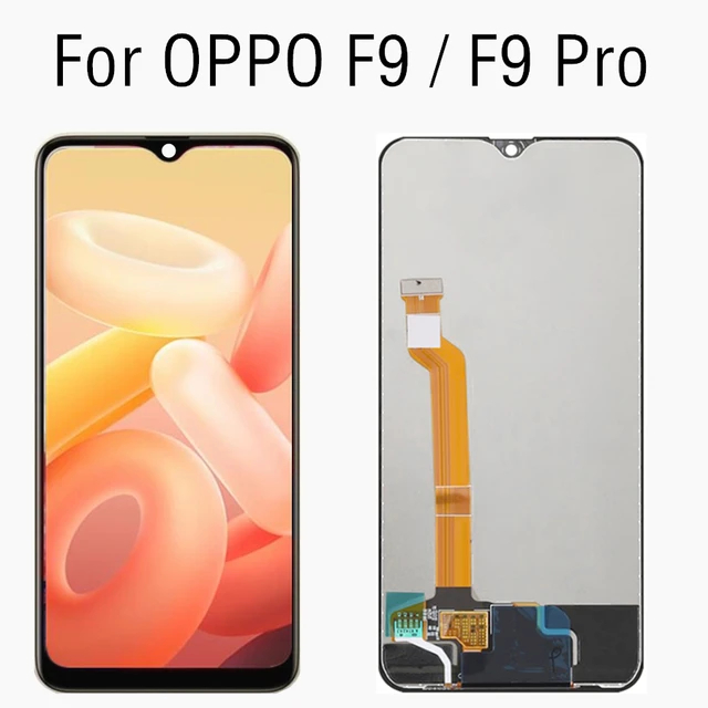 หน้าจอ oppo F9 จอชุด จอพร้อมทัชสกรีน จอ+ทัช Lcd Display หน้าจอ OPPO F9 ...