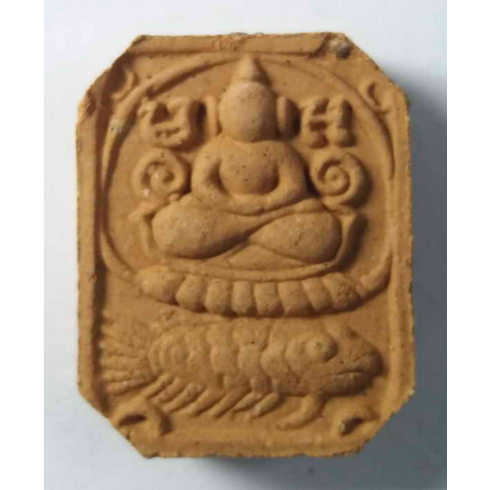 Antig 429/027 พระเนื้อดินเผา พิมพ์ขี่ปลา หลังยันต์เกราะเพชร วัดศาลพันท้ายนรสิงห์ | Shopee Thailand