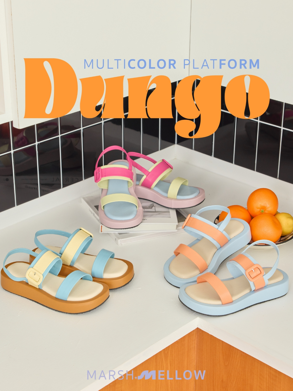 DUNGO รองเท้ารัดส้นหัวเข็มขัด เสริมส้น 1.5 นิ้ว | Shopee Thailand