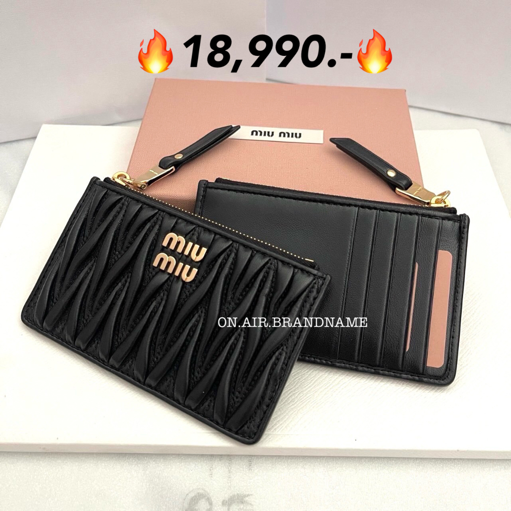 New miu miu card holders wallet รุ่นนี้ใช้ดีมาก | Shopee Thailand