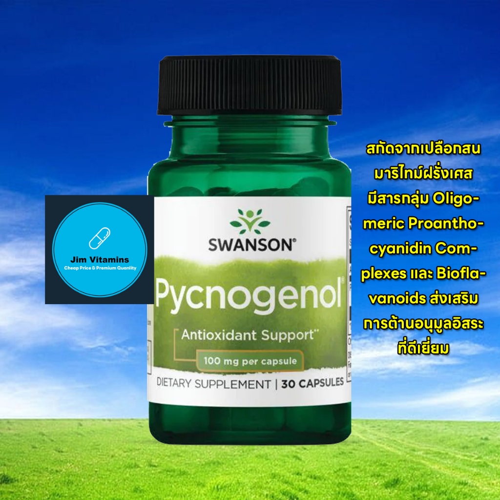 Swanson Ultra Pycnogenol 100 mg / 30 Caps | Shopee Thailand