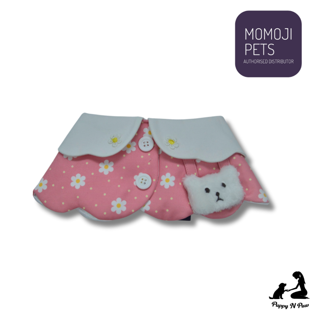 Momoji Bear Joy Light Mauve Pet Bib ชุดสุนัข ชุดแมว | Shopee Thailand