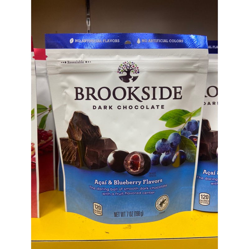 BROOKSIDE ดาร์กช๊อคโกแลต สอดไส้ผลไม้ สินค้าจาก USA น้ำหนัก 198 g. | Shopee Thailand