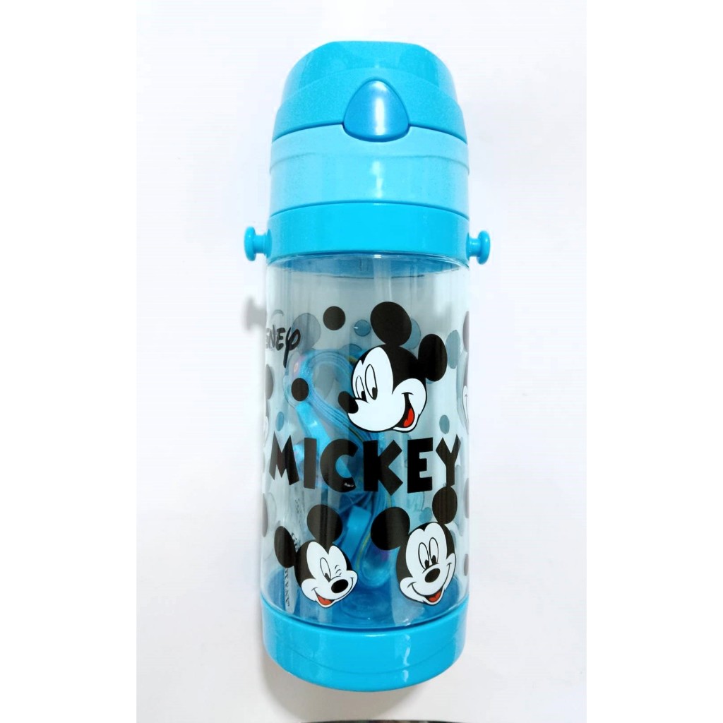 ขวดน้ำเด็กไปโรงเรียน ลายการ์ตูน พร้อมสายสะพาย หลอดเด้ง รุ่น T7006 500 ml (พร้อมส่งในไทย ...