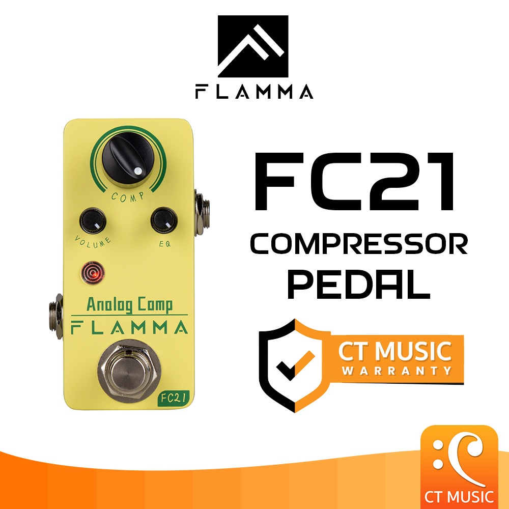 Flamma FC21 Compressor Pedal Guitar Effect FC 21 | Shopee Thailand