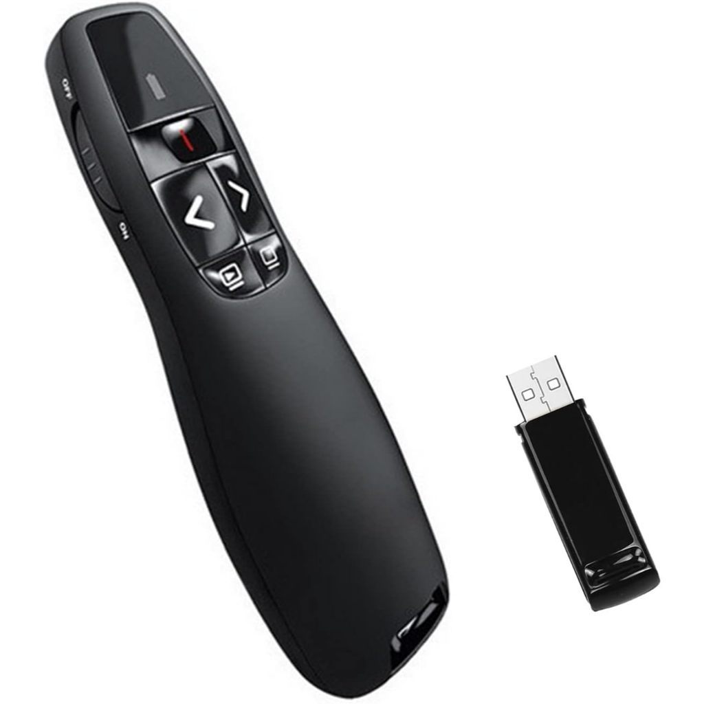 Wireless PowerPoint Presentation Remote Clicker Y-400 พรีเซนเตอร์ไร้สาย ...