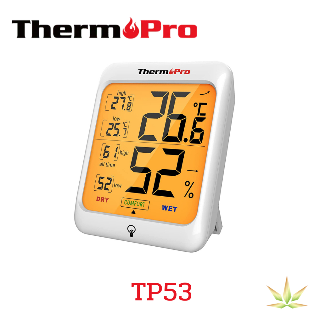 เครื่องวัดอุณหภูมิและความชื้น ThermoPro TP-53 Digital Hygrometer ...