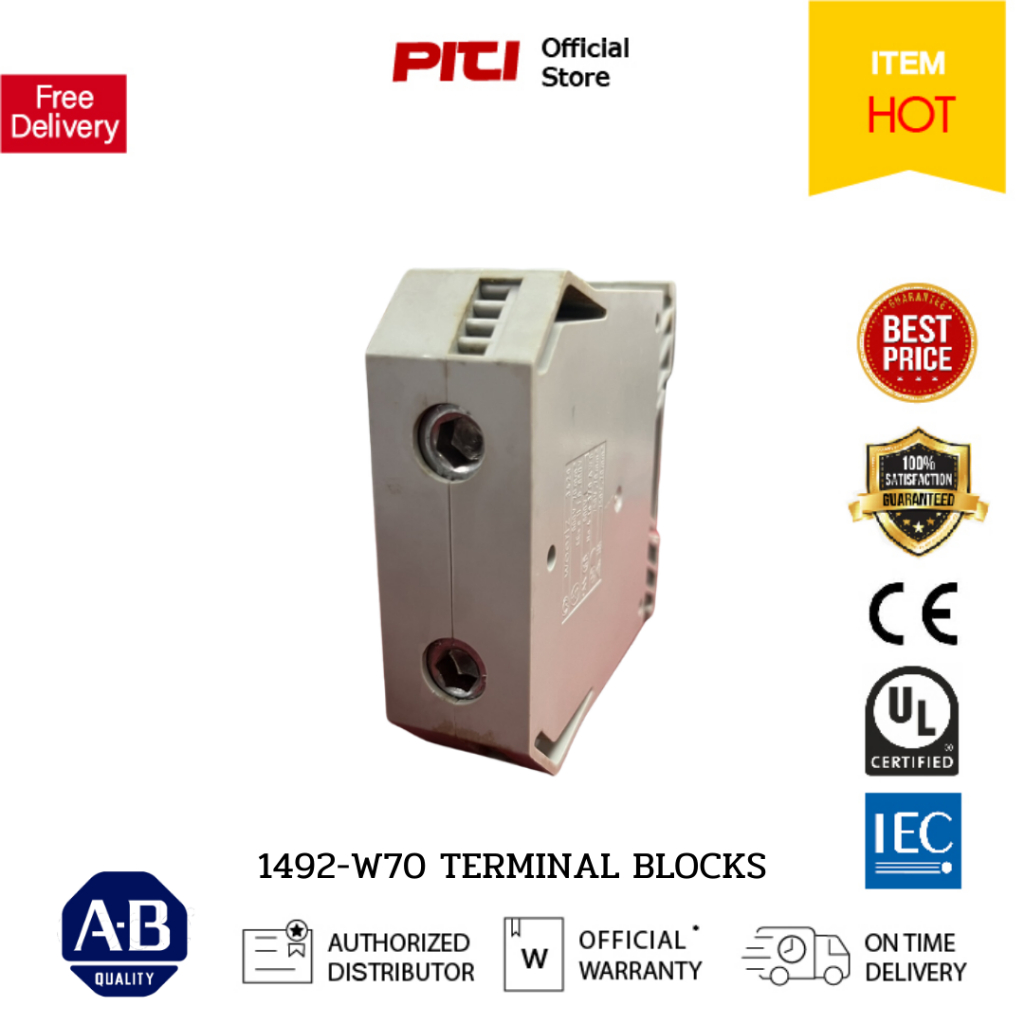 AB 1492-W70 TERMINAL BLOCKS 600V (สินค้าเก่า) | Shopee Thailand