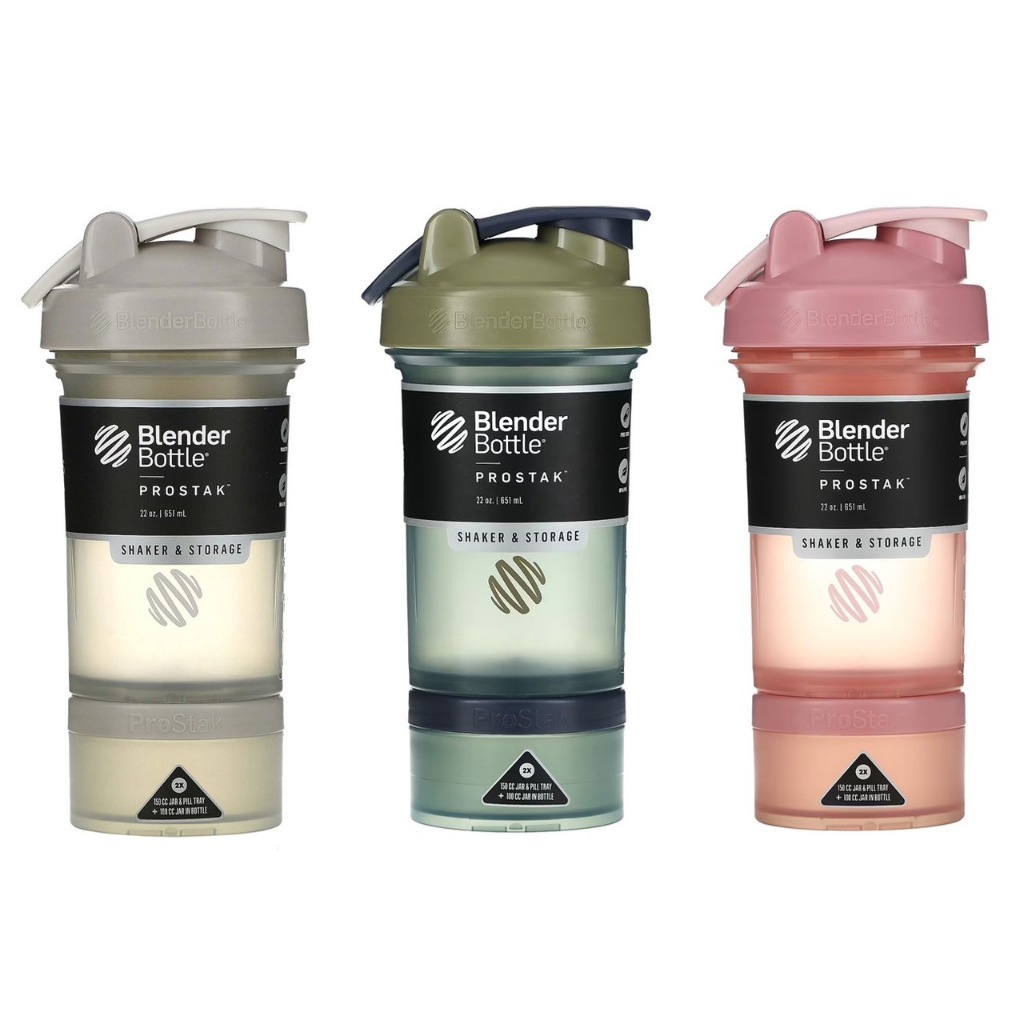 แก้ว เชค โปรตีน Blender Bottle ProStak Shaker Bottle | 22 oz (651 ml) | Shopee Thailand
