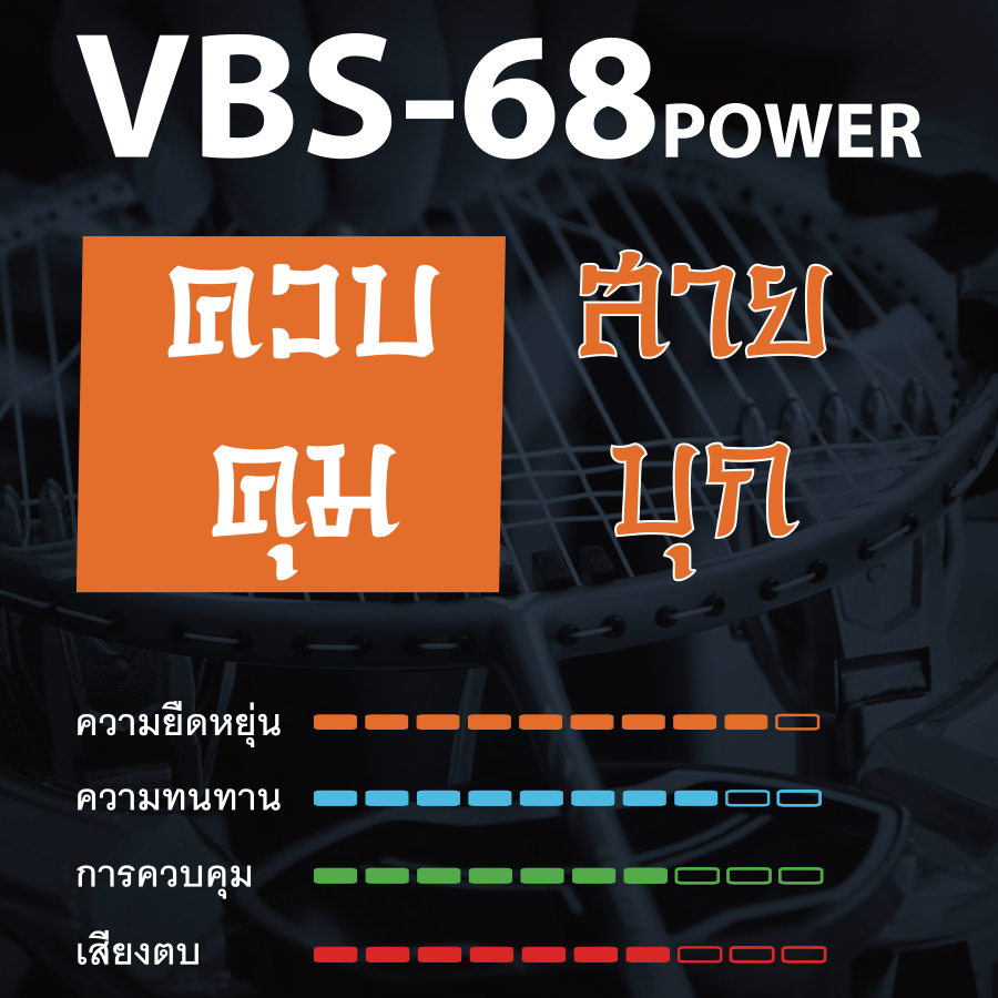 VICTOR เอ็นไม้แบดมินตัน รุ่น VBS-68P | Shopee Thailand
