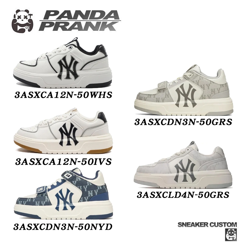 MLB Chunky Liner รองเท้าผ้าใบ 3ASXCA12N-50WHS/3ASXCA12N-50IVS/3ASXCDN3N-50NYD/3ASXCDN3N-50GRS ...