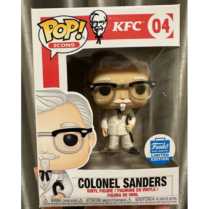 Funko KFC Colonel Sanders,Ad icons ถือไม้เท้า สตก. Funko | Shopee Thailand