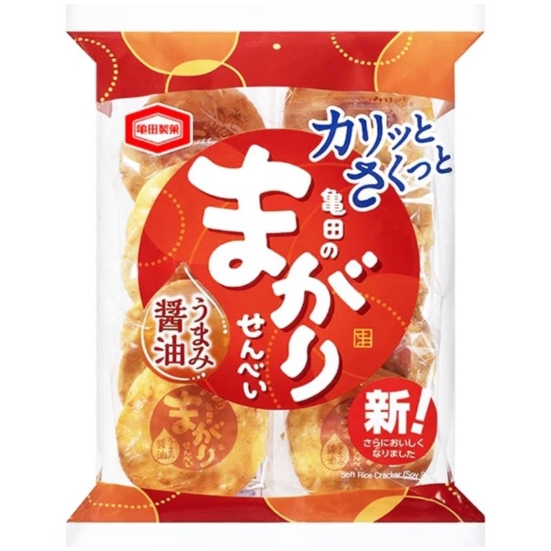 KAMEDA NO MAGARI SENBEI 9PC (111G) ขนมนำเข้าจากประเทศญี่ปุ่น ตรา คาเมดะ ...