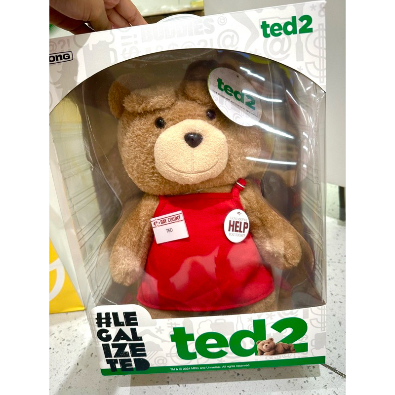 ted2 ตุ๊กตาหมี ขนาด 30 cm.ได้น้องตัวในรูปเลยครับ จากหน้าช้อป popmart ที่จีน | Shopee Thailand