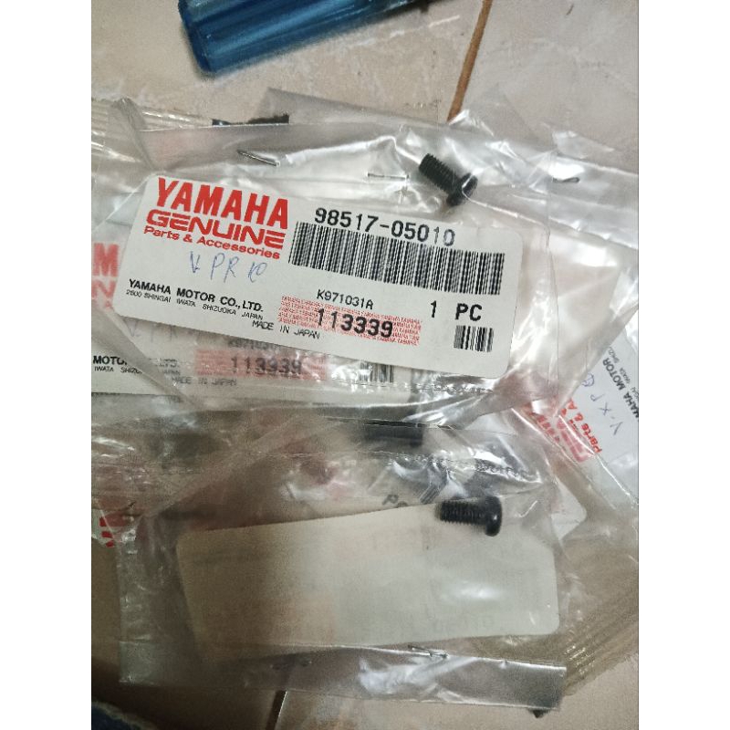98517-05010 น๊อตแท้ยามาฮ่า screw Yamaha spare parts | Shopee Thailand