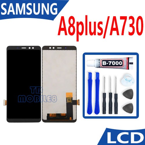 หน้าจอ LCD Display จอ + ทัช samsung galaxy A8 plus(2018),A730,A8+(2018) อะไหล่มือถือ จอพร้อม ...