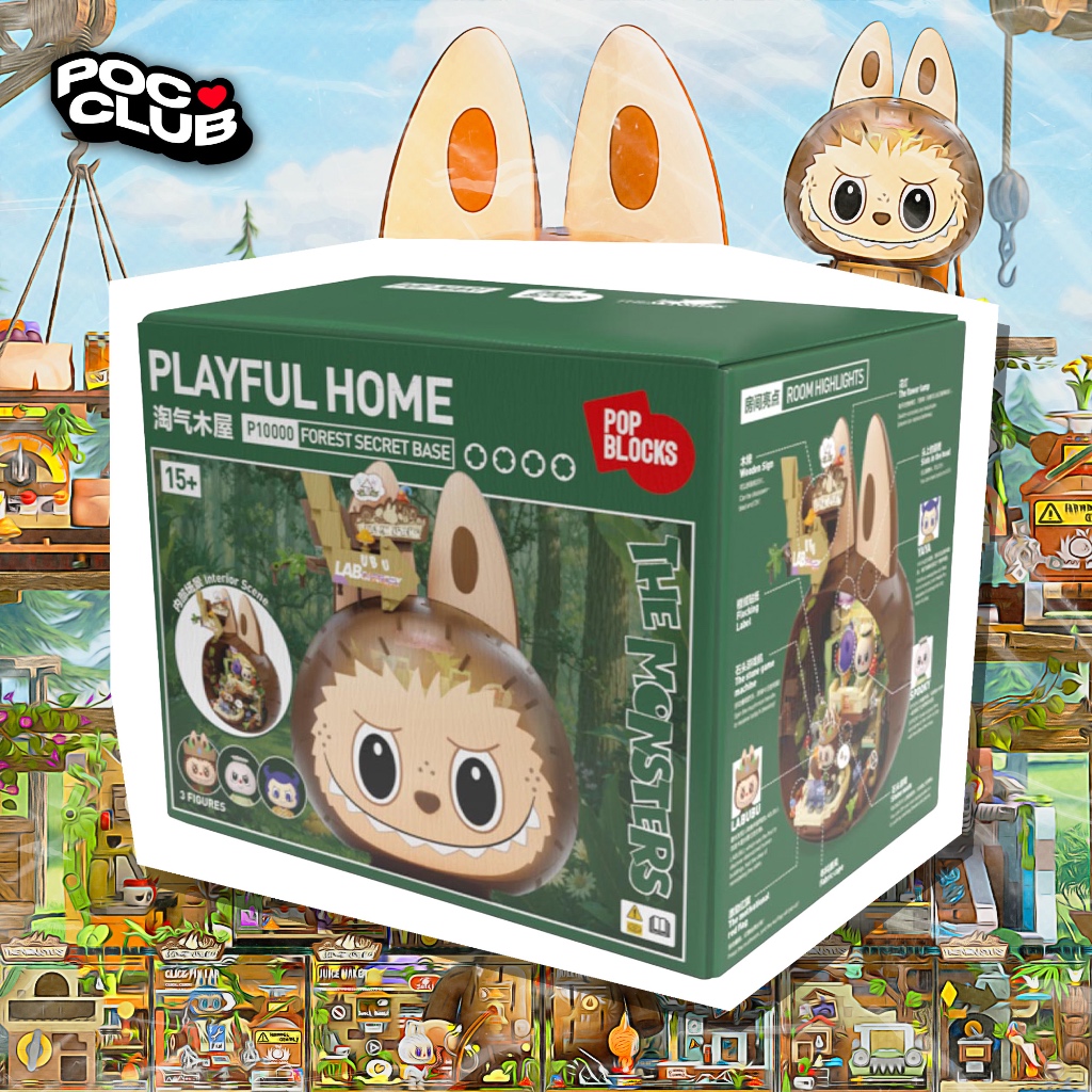 [POC CLUB] พร้อมส่ง THE MONSTERS Labubu Forest Secret Base Series ...