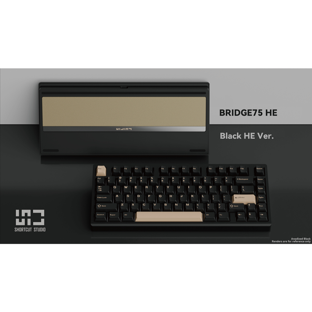 Shortcut Studio - Bridge 75 คีย์บอร์ดอลูมิเนียม ขนาด 75% ต่อสาย ไร้สาย ...