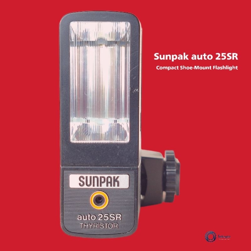 แฟลช Sunpak auto 25SR Thyristor Compact Shoe-Mount Flashlight For Vintage SLR Camera | Shopee ...