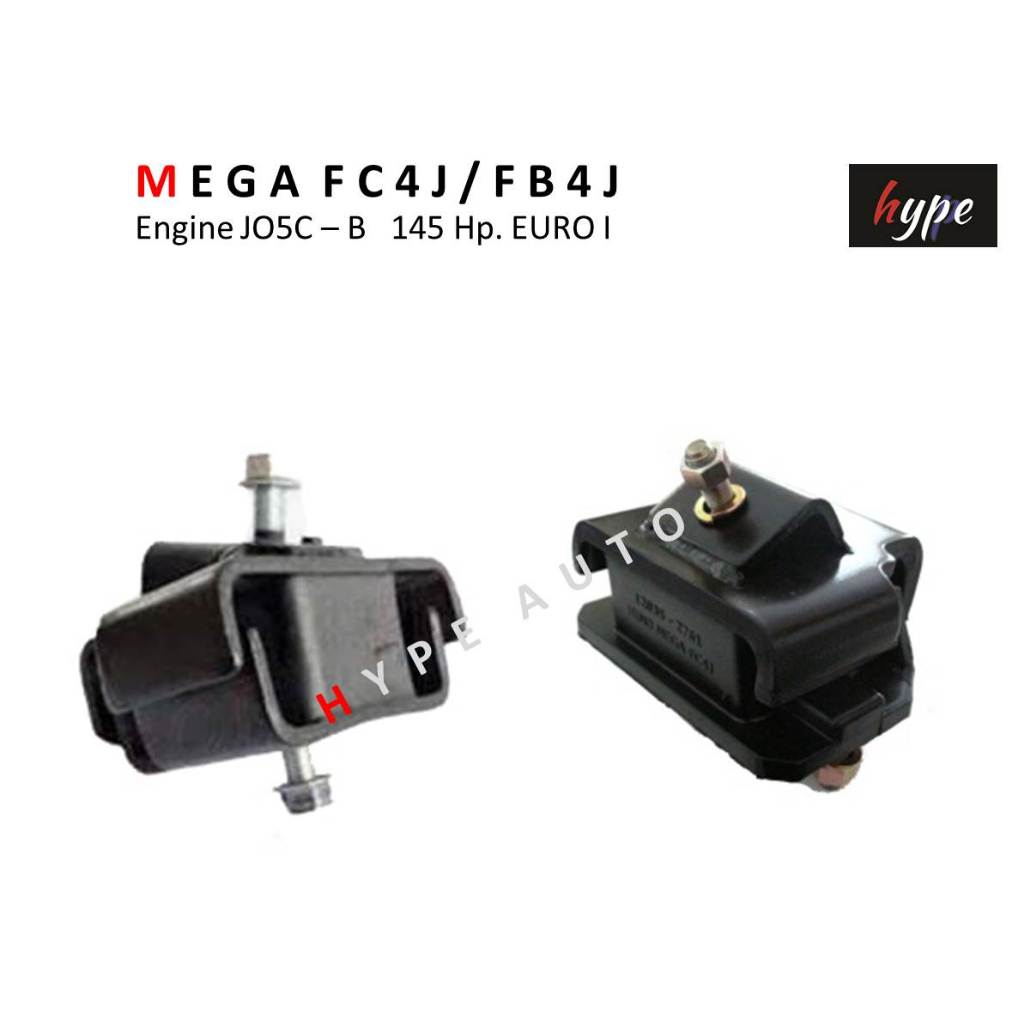 แท่นเครื่องหน้า + แท่นเครื่องหลัง ( แท่นเกียร์ ) ฮีโน่ เมก้า MEGA FC4J ...