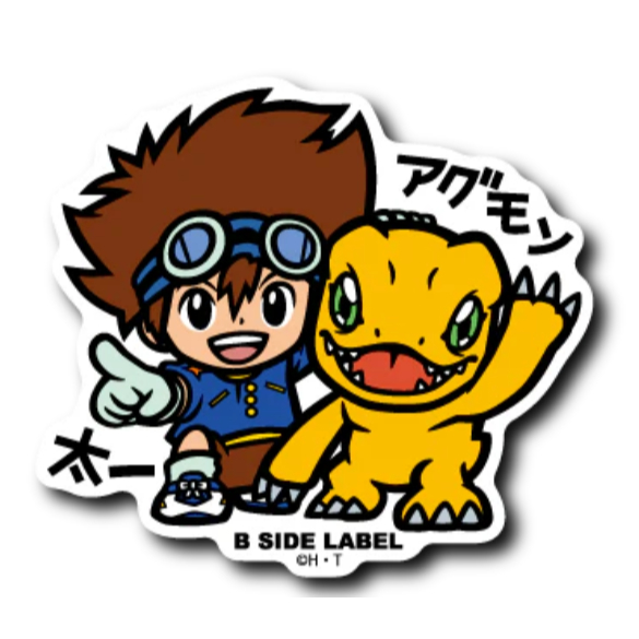 [Direct from Japan] B - SIDE LABEL Sticker Digimon Adventure Japan NEW ...