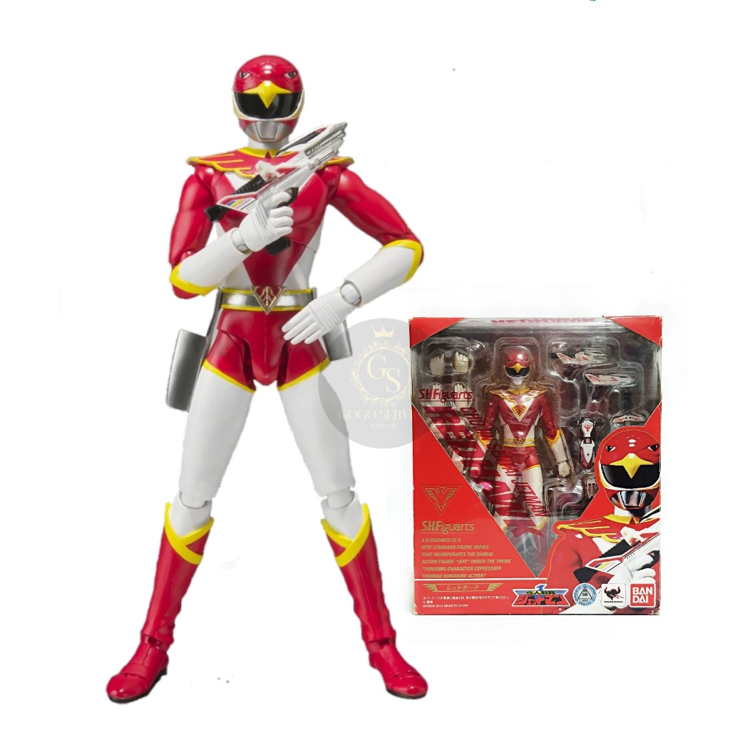 Bandai โมเดล ฟิกเกอร์ เจ็ทแมน เรดฮอว์ก S.H.Figuarts Jetman Red Hawk ของ ...