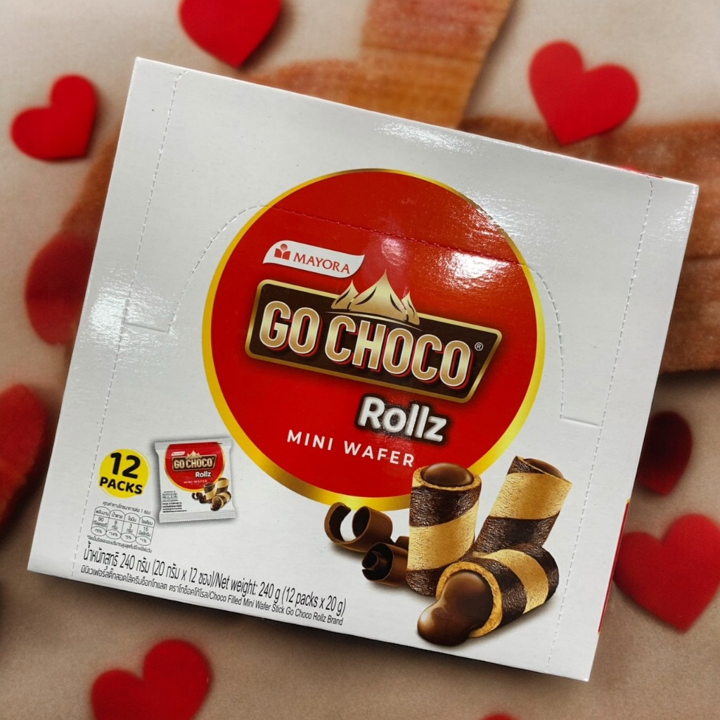 GO CHOCO Rollz Mini Wafer โก ช็อกโก้ มินิเวเฟอร์ โรล | Shopee Thailand